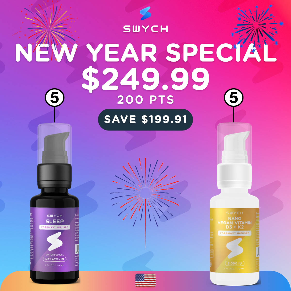 SWYCH - NEW YEAR SPECIAL - 10 Pack